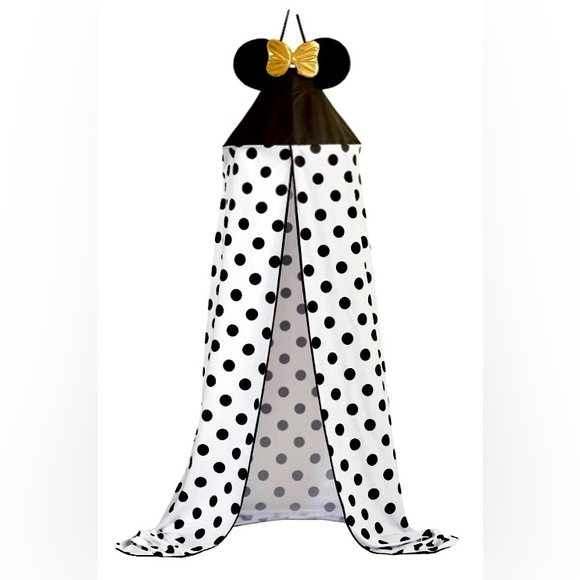 Disney | Other | Disney Minnie Mouse Whiteblack Polka Dot Play Canopy ...